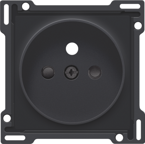 Finishing set for socket outlet with pin earthing and shutters, for ...