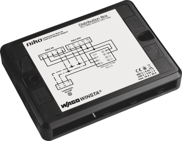 WAGO WINSTA® distribution box, DALI relay, P48 DALI-2/BMS