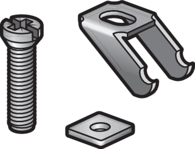 Claws for socket outlets with screw terminals