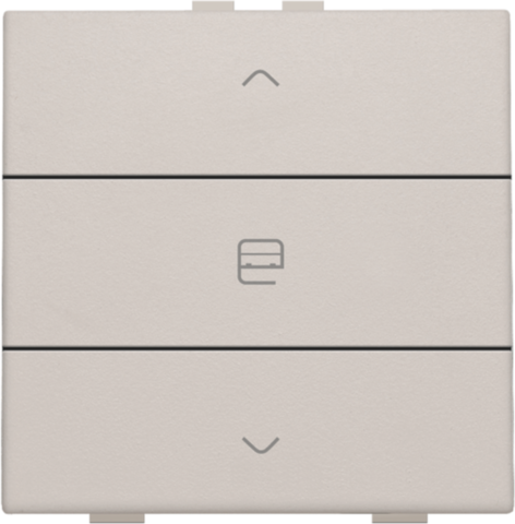 Single motor control for Niko Home Control, light grey