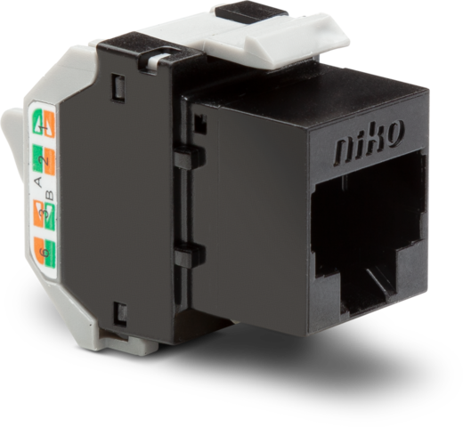 Unshielded RJ45 connector UTP Cat. 6, PoE++ ready, for bandwidths up to ...