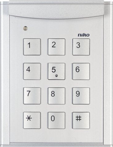 Niko Access Control - code keyboard for surface mounting