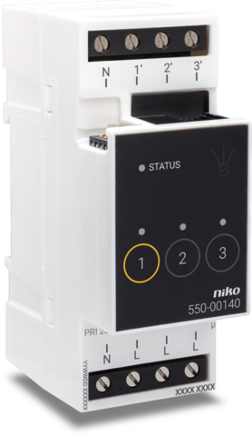 Ventilation module for Niko Home Control