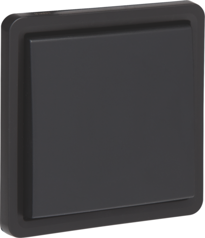 Splashproof two-way switch 10 AX/250 Vac with plug-in terminals, black