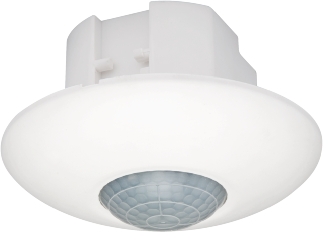 Presence detector, 230 V, 8 m, for flush-mounting box, white