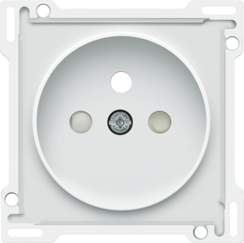 Finishing set for socket outlet with pin earthing and shutters, for ...