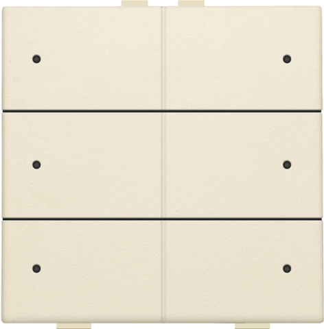 Sixfold push button with LEDs and comfort sensors for Niko Home Control ...