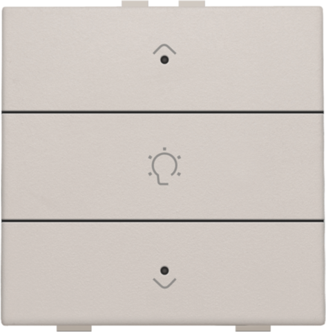 Single dimming control for Niko Home Control with LEDs, light grey