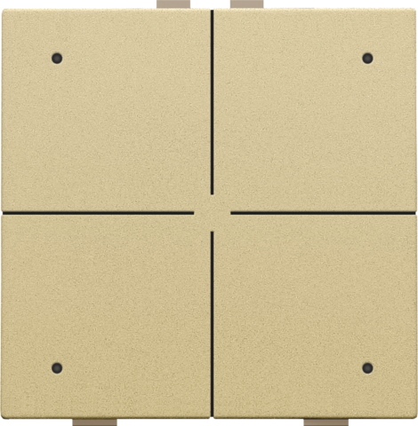 Fourfold push button with LEDs and comfort sensors for Niko Home ...