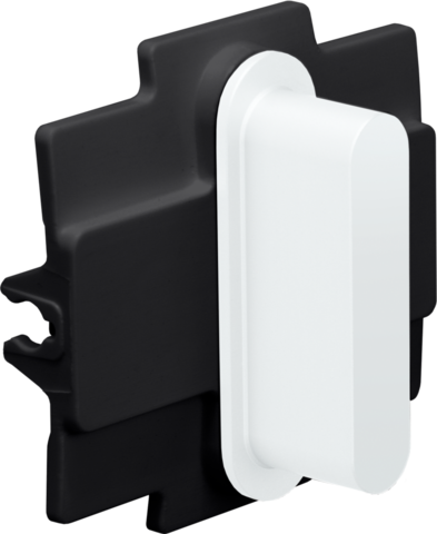 Niko Rocker for single switch functions, steel white coated