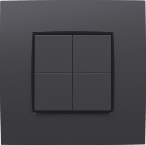 Niko dimmer switch for Hue system, Niko Intense anthracite coated
