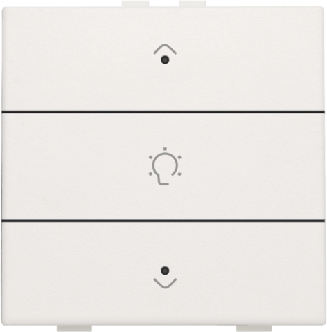 Single dimming control for Niko Home Control with LEDs, white