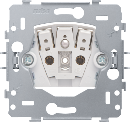 Base for socket outlet with pin earthing and shutters, flush-mounting ...