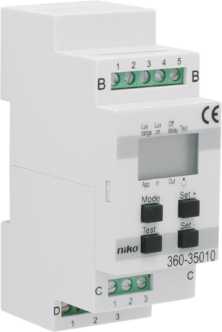 Lighting control module, 230 V, 3-30000 lux