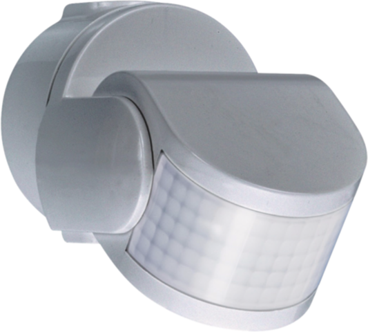 Motion detector, 230 V, 12 m, 200°, IP55, for wall and ceiling mounting ...