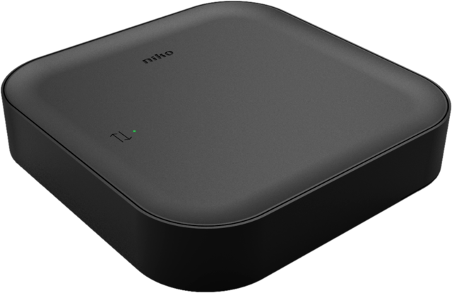 Wireless smart hub for Niko Home Control, UK version
