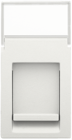 Connection module, 22.5x45, for fitting an RJ connector into a socket ...