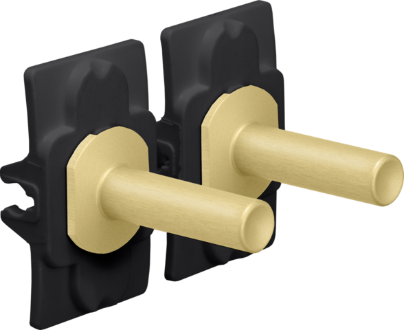 Niko Toggle set for double switch functions, alu gold