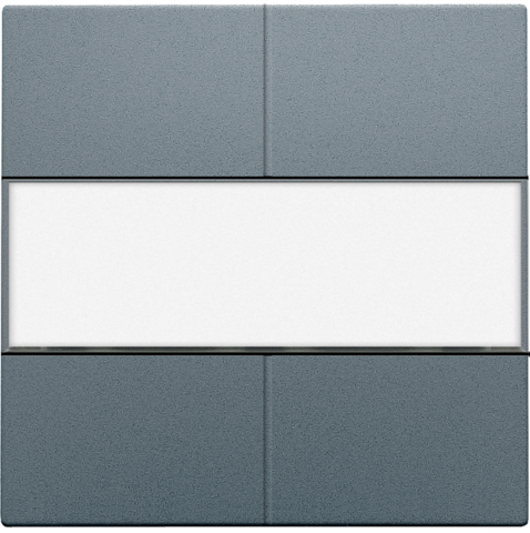 Finishing set for fourfold potential-free 24 V push button with text ...