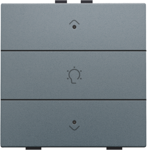 Single dimming control for Niko Home Control with LEDs, blue grey coated