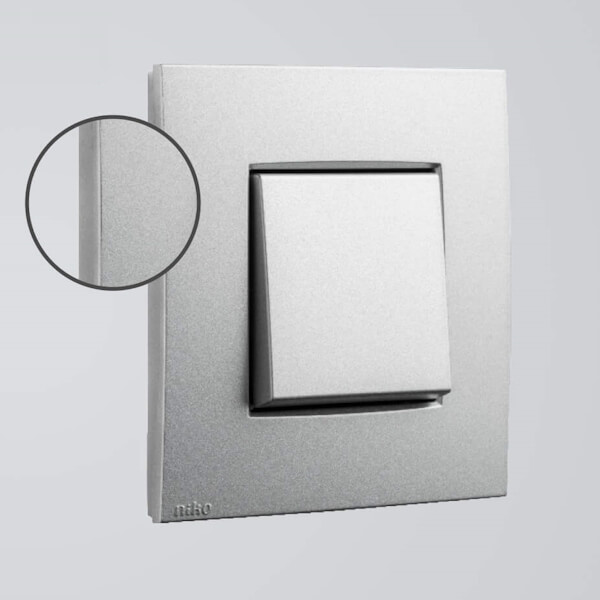 Niko Intense éénkleurige afwerking