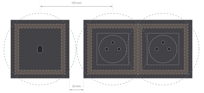 Niko Rocker en Toggle design schakelaars en stopcontacten